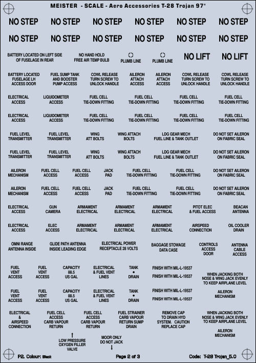 Meister Scale - Heritage T-28 Accessories